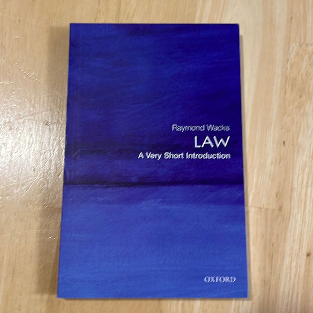 Law: a Very Short Introduction by Raymond Wacks, Paperback | Pangobooks