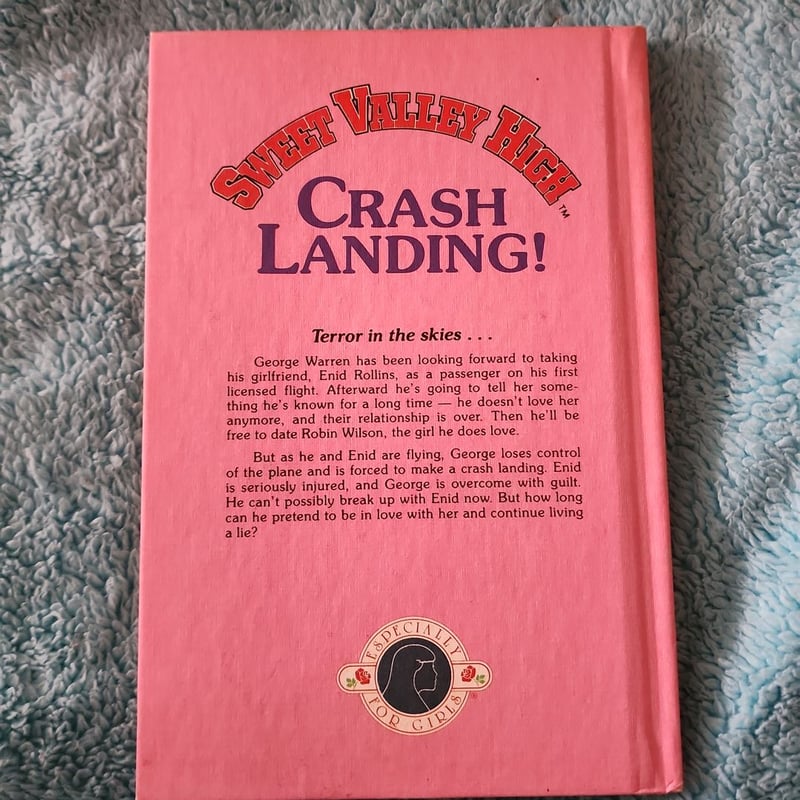 Crash Landing! by Francine Pascal, Hardcover | Pango Books