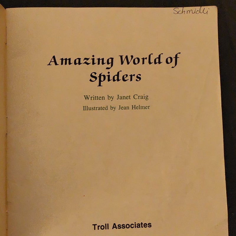 Amazing World of Spiders by Janet Craig