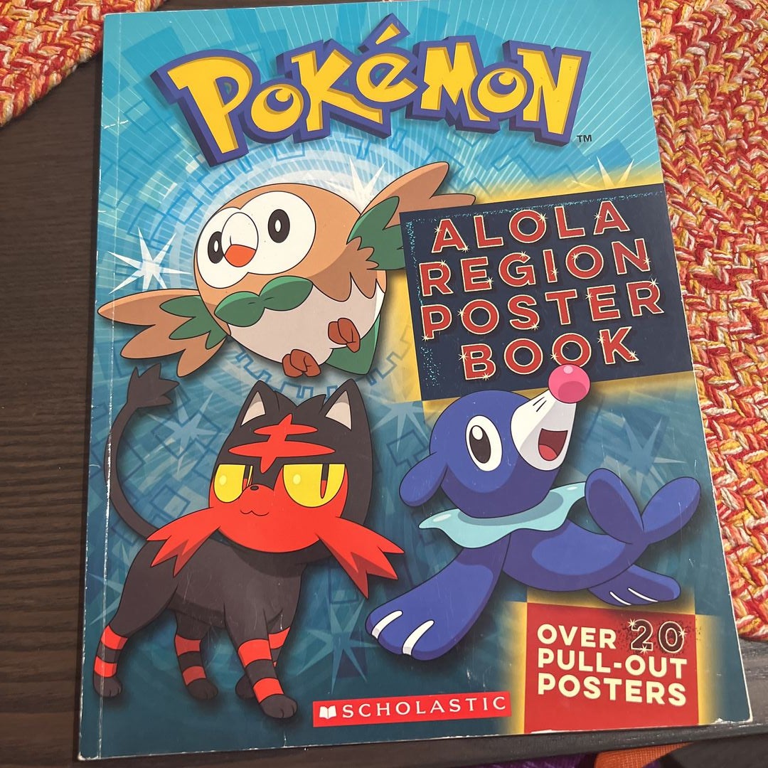Alola Region Poster Book by