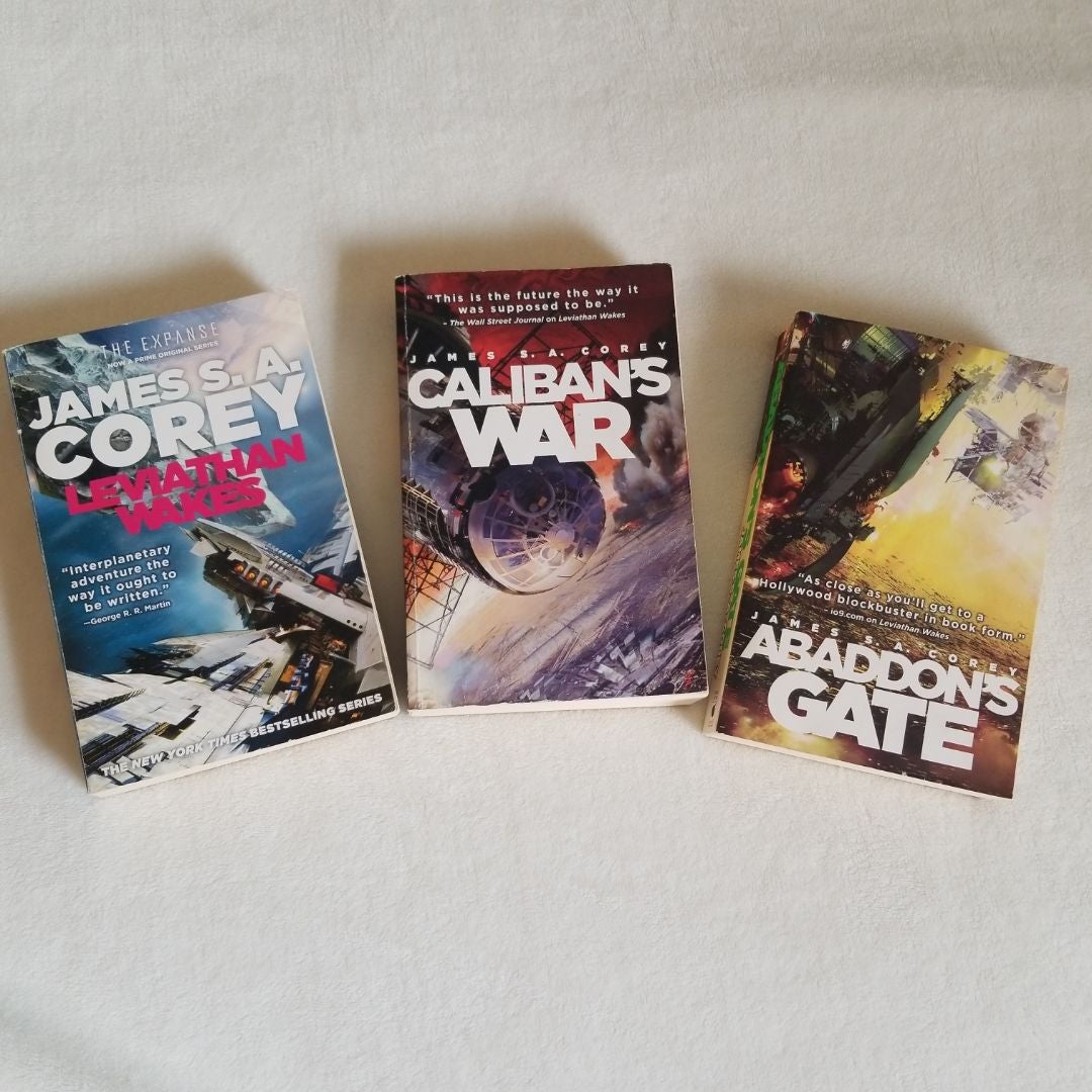 The Expanse 1-3 Leviathan Wakes, Caliban's War, Abaddon's Gate by James ...
