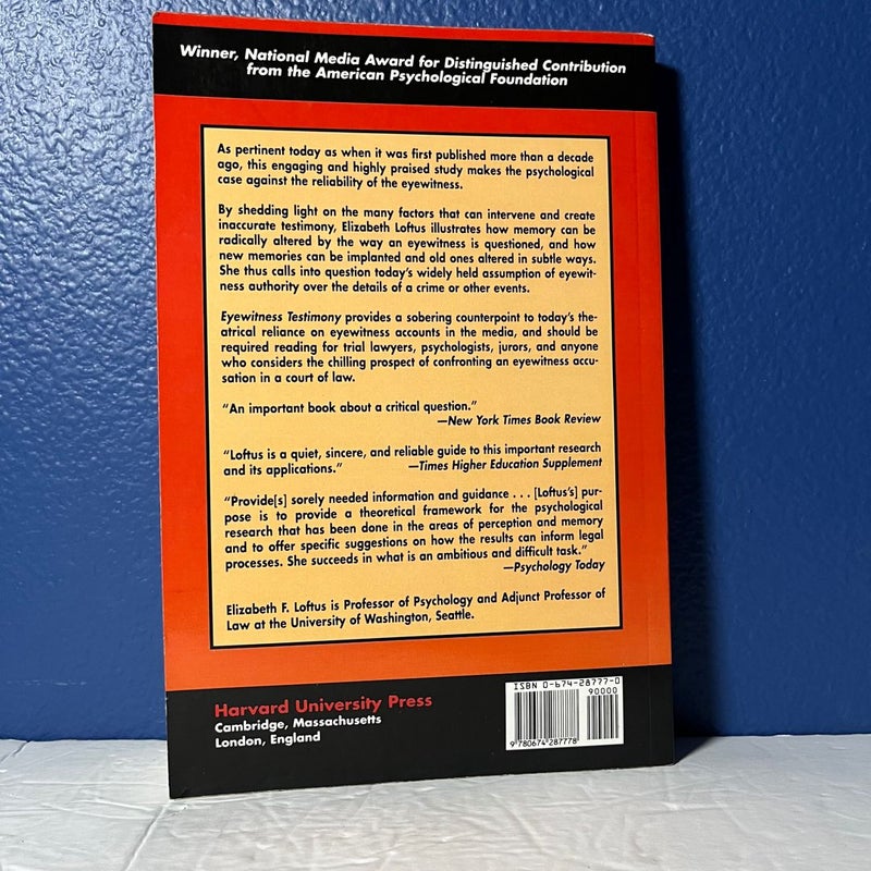 Eyewitness Testimony by Elizabeth F. Loftus