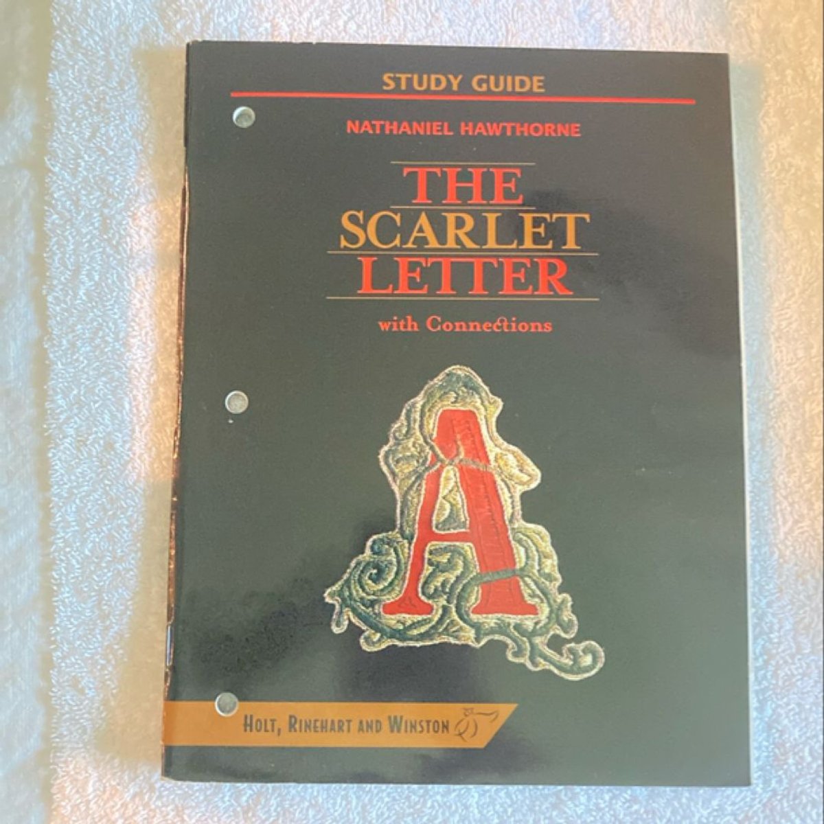 The Scarlet Letter with Connection Study Guide by Holt, Rinehart and ...
