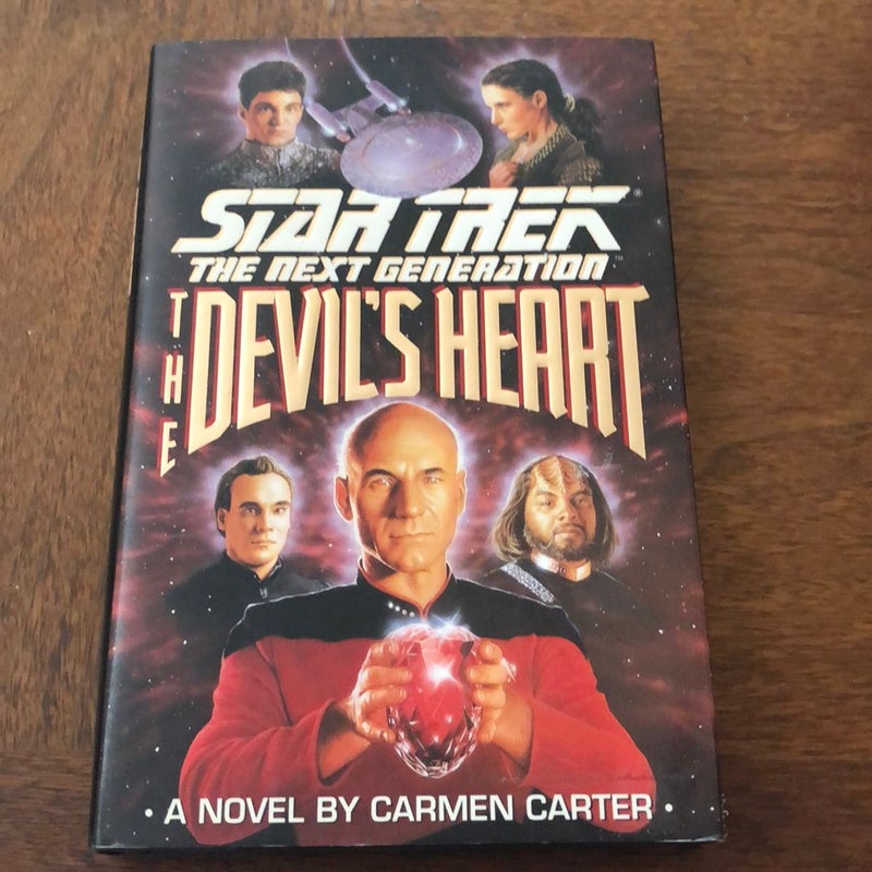 Star Trek the Next Generation: The Devil’s Heart by Carmen Carter, Hardcover | Pangobooks