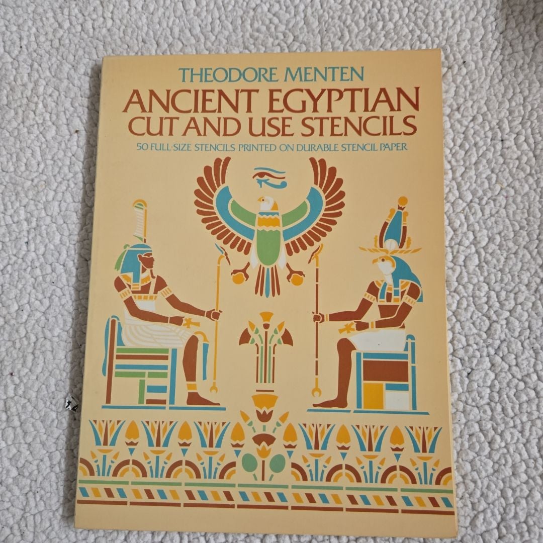 Ancient Egyptian Cut and Use Stencils by Theodore Menten