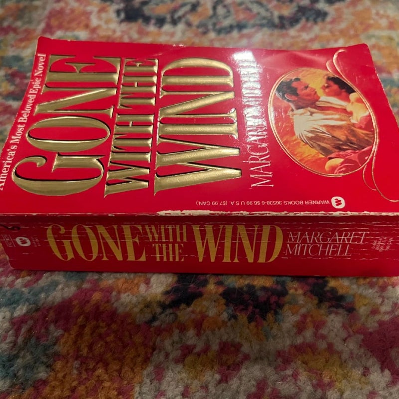 Gone with the Wind - Mitchell, Margaret - Paperback - Acceptable by ...