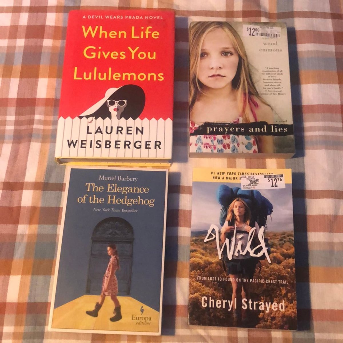 Fiction/Nonfiction -set of 4 by Lauren Weisberger, Muriel Barbery ...