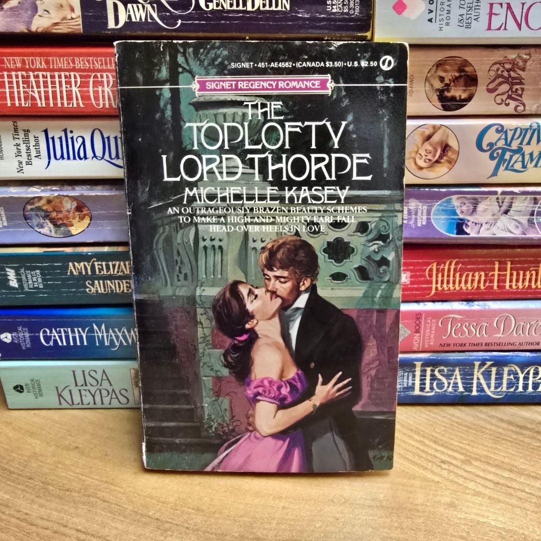 The Toplofty Lord Thorpe - Signet Regency Romance by Michelle Kasey ...
