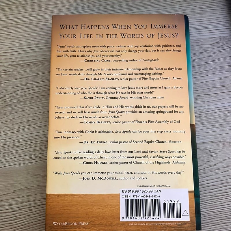 Jesus Speaks by Steven K. Scott, Paperback | Pangobooks