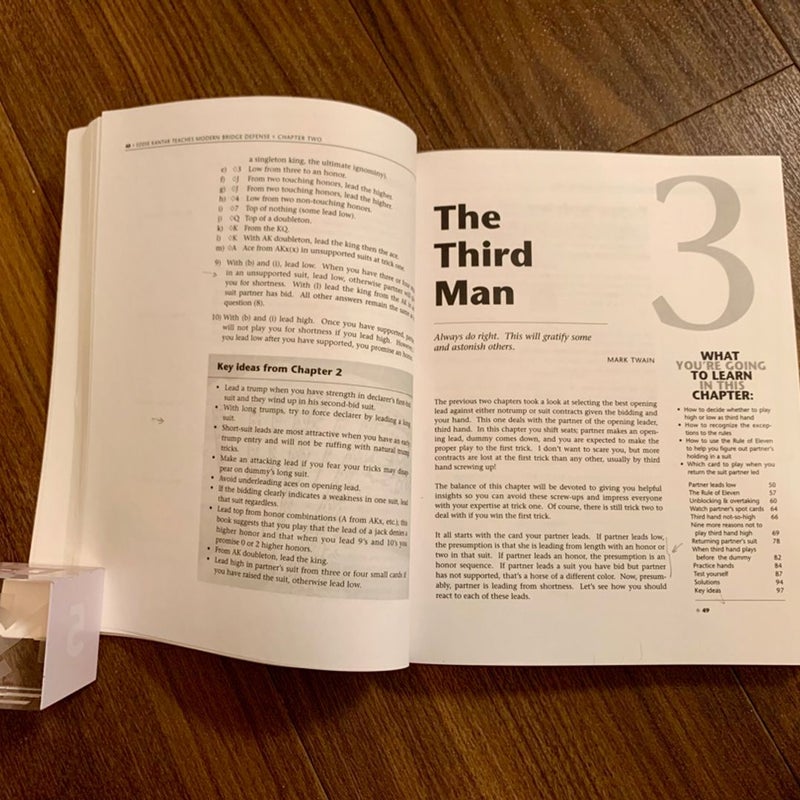 Eddie Kantar Teaches Modern Bridge Defense