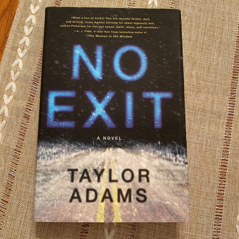 No Exit by Taylor Adams, Hardcover | Pangobooks