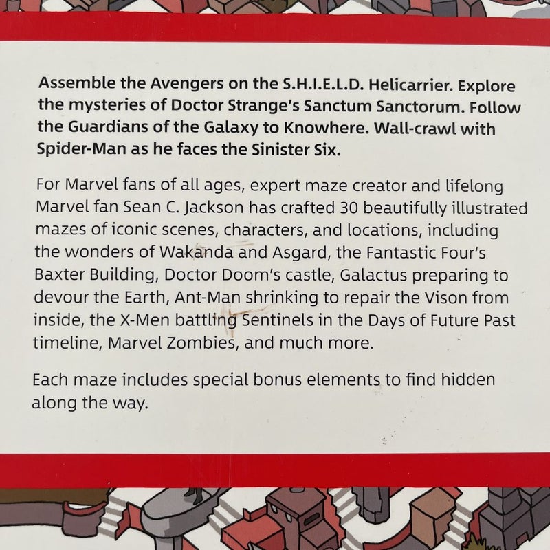 Marvel Mazes by Sean C. Jackson, Paperback | Pangobooks