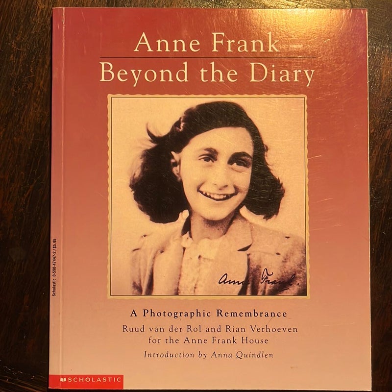 Anne Frank, Beyond the Diary by Ruud Van der Rol, Rian Verhoeven, Anna ...