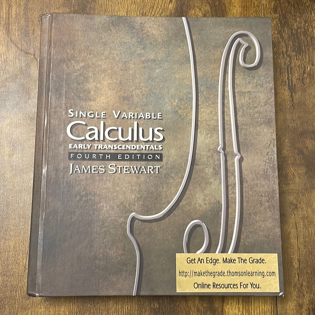 Single Variable Calculus by James Stewart