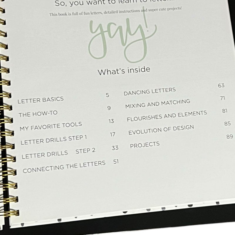 Hand Lettering 101 by Paige Tate & Co., Chalkfulloflove