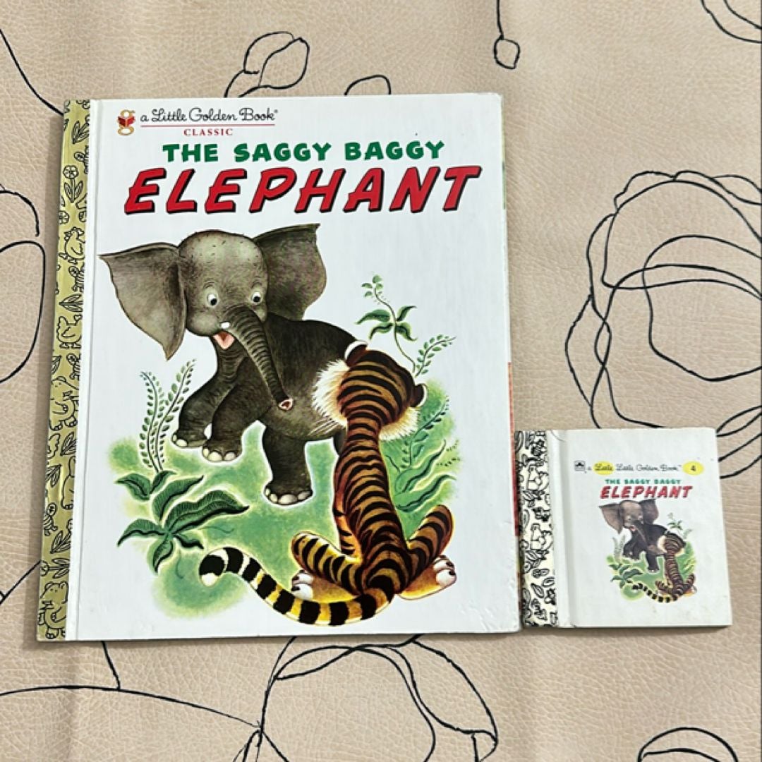 Vintage The Saggy Baggy Elephant by K. & B. Jackson , Hardcover ...