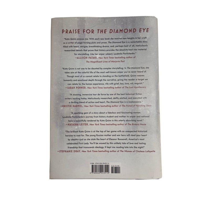 The Diamond Eye by Kate Quinn, Hardcover | Pangobooks