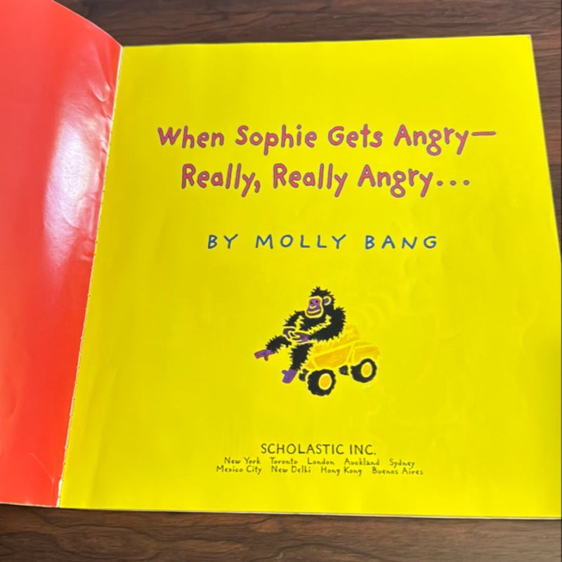 When Sophie Gets Angry - Really, Really Angry by Molly Bang (Illustrator)