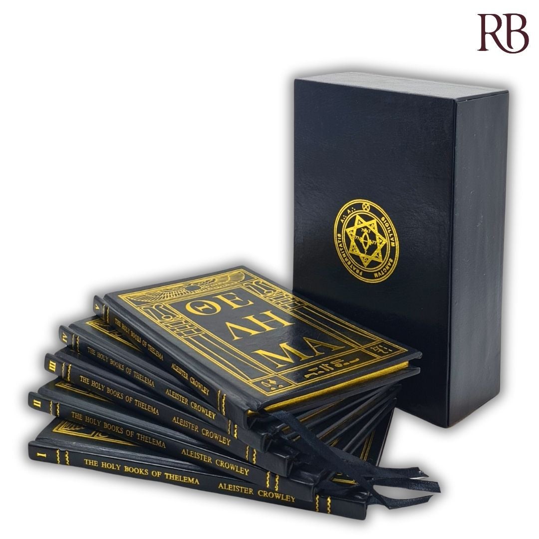 The Holy Books of Thelema by Aleister Crowley: Five Volume Set Leather ...