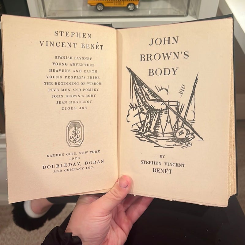JOHN BROWN’S BODY by STEPHEN VINCENT BENÉT, Hardcover | Pangobooks