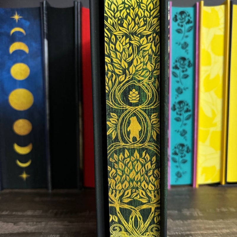 Illumicrate after the forest - stenciled edges, hardcover design ...