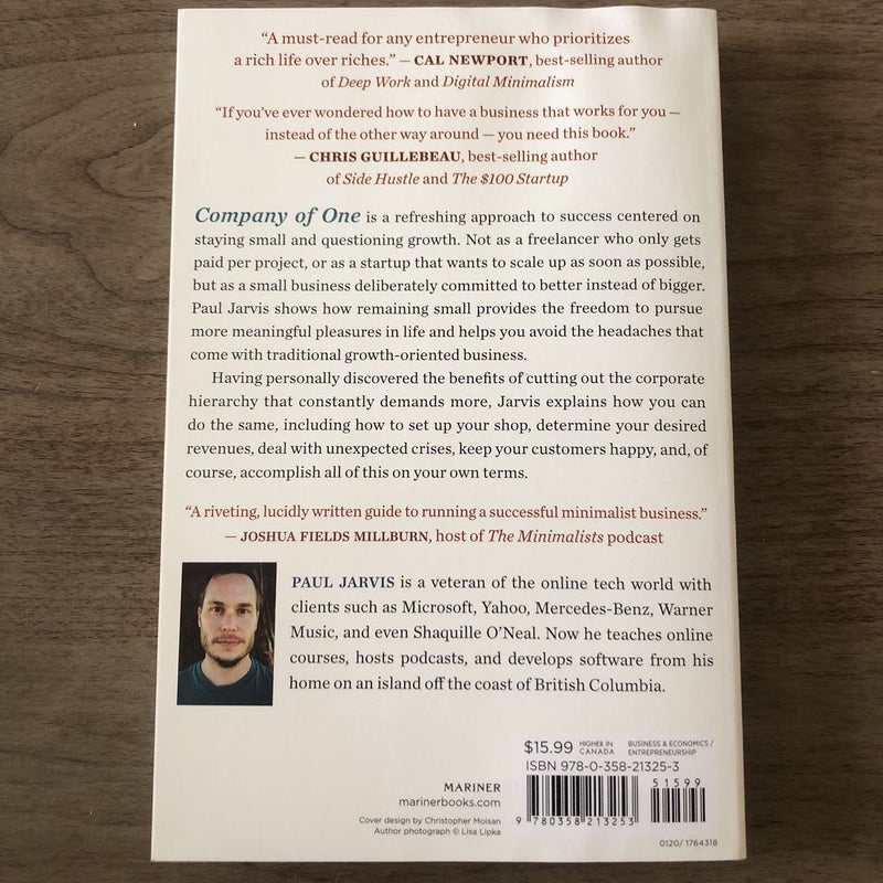 Company of One by Paul Jarvis