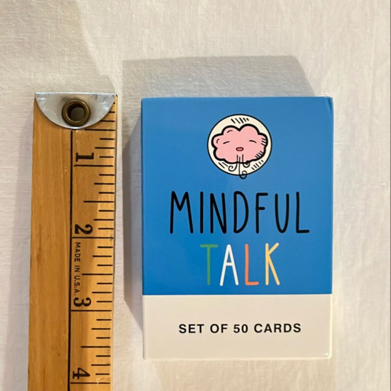 Mindful Talk Card Game by School of Mindful, Paperback | Pangobooks