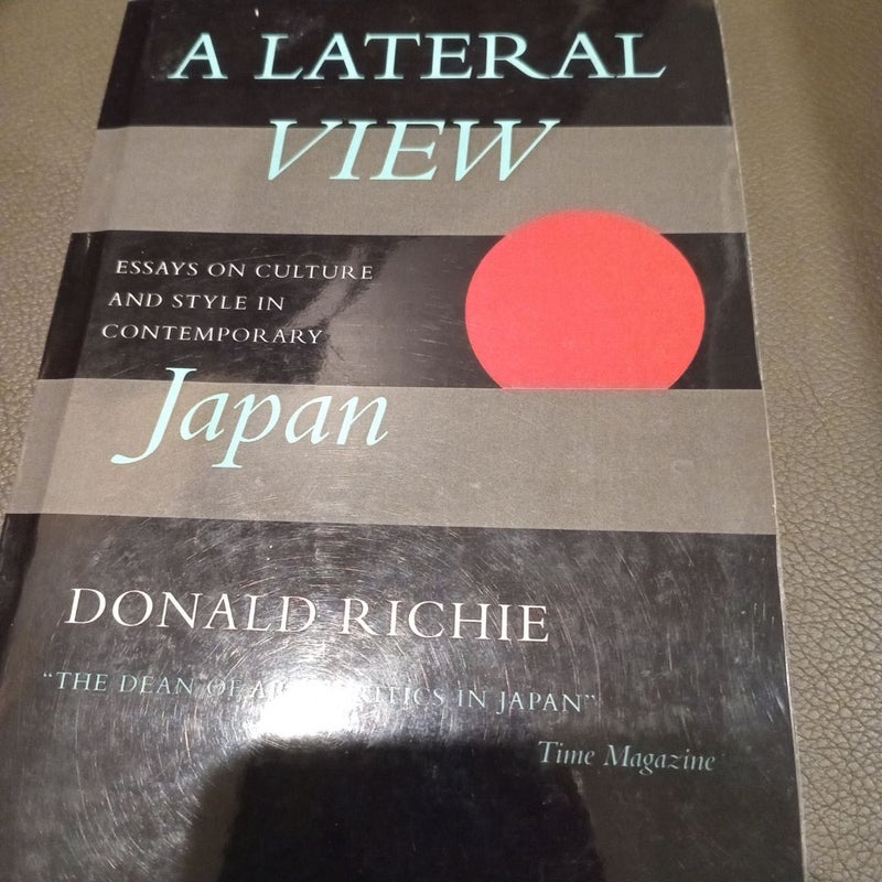 A Lateral View by Donald Richie