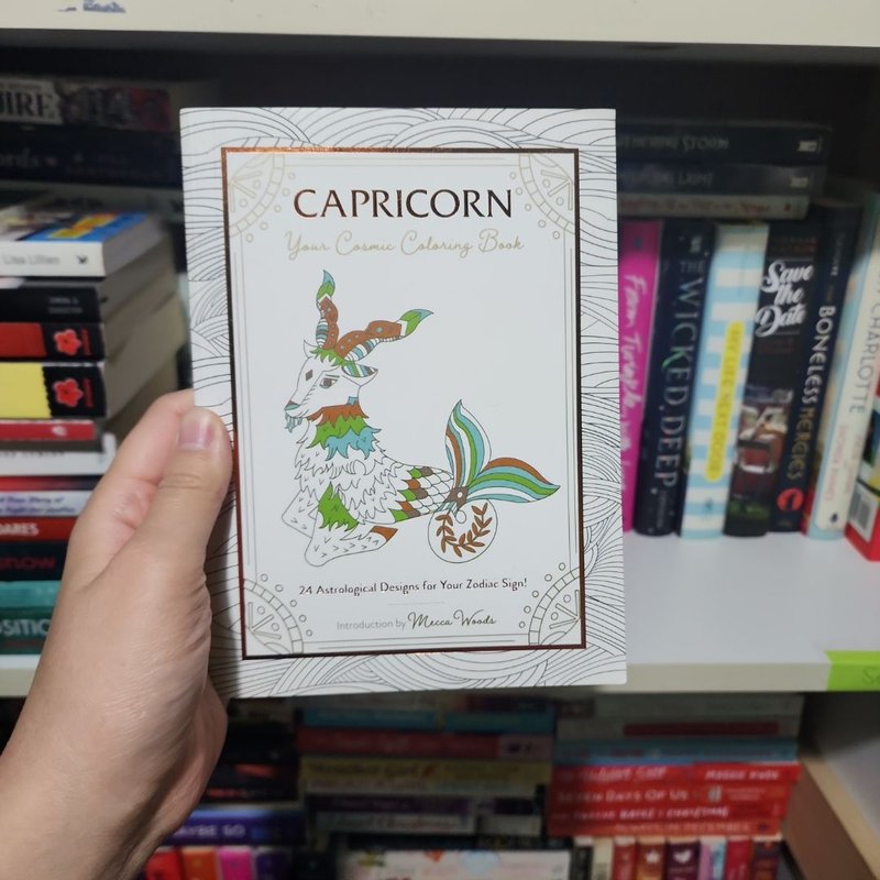 Capricorn: Your Cosmic Coloring Book by Mecca Woods