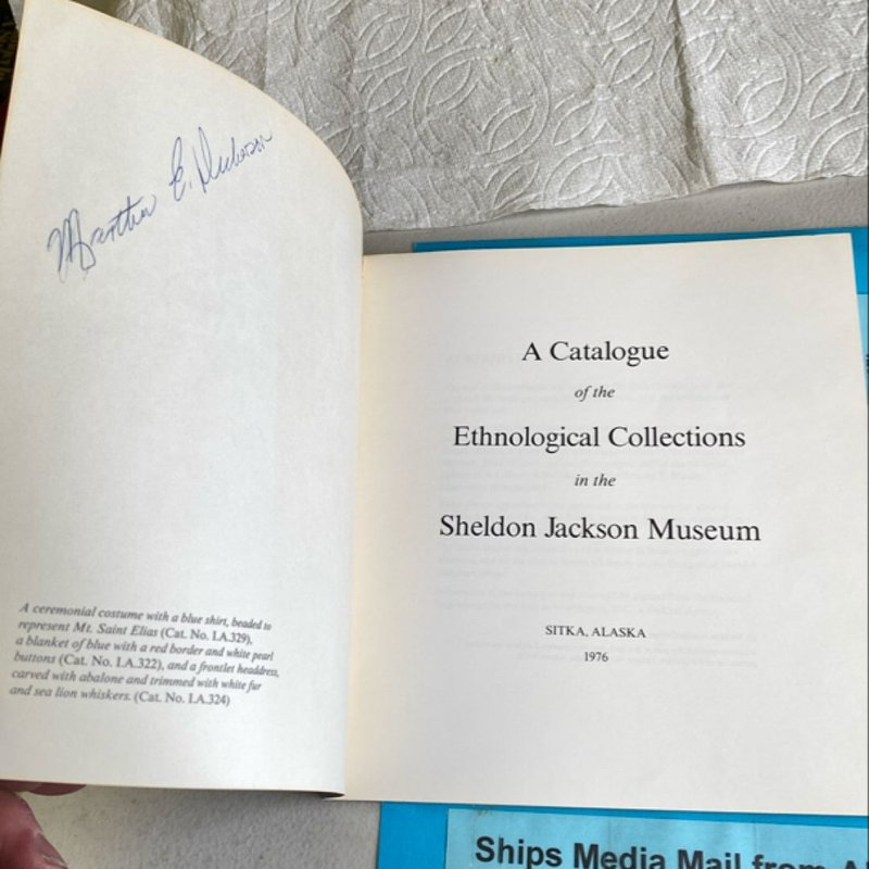 A Catalogue of the Ethnological Collections in the Sheldon Jackson ...