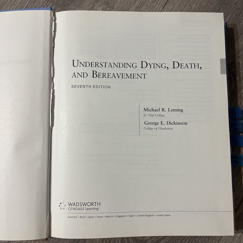 Understanding Dying, Death, and Bereavement