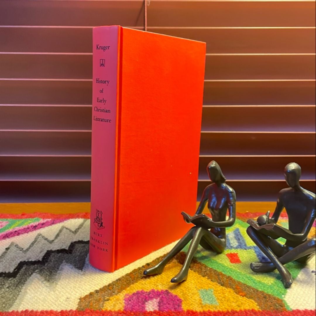 History of Early Christian Literature in the First Three Centuries (1969 Reprint) by Dr. Gustav ...