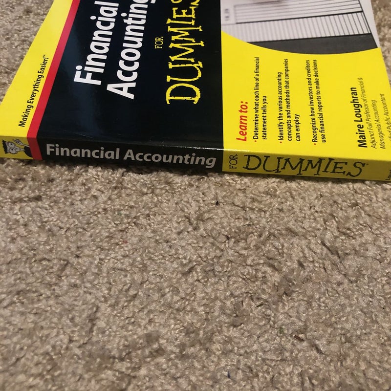 Financial Accounting for Dummies by Maire Loughran
