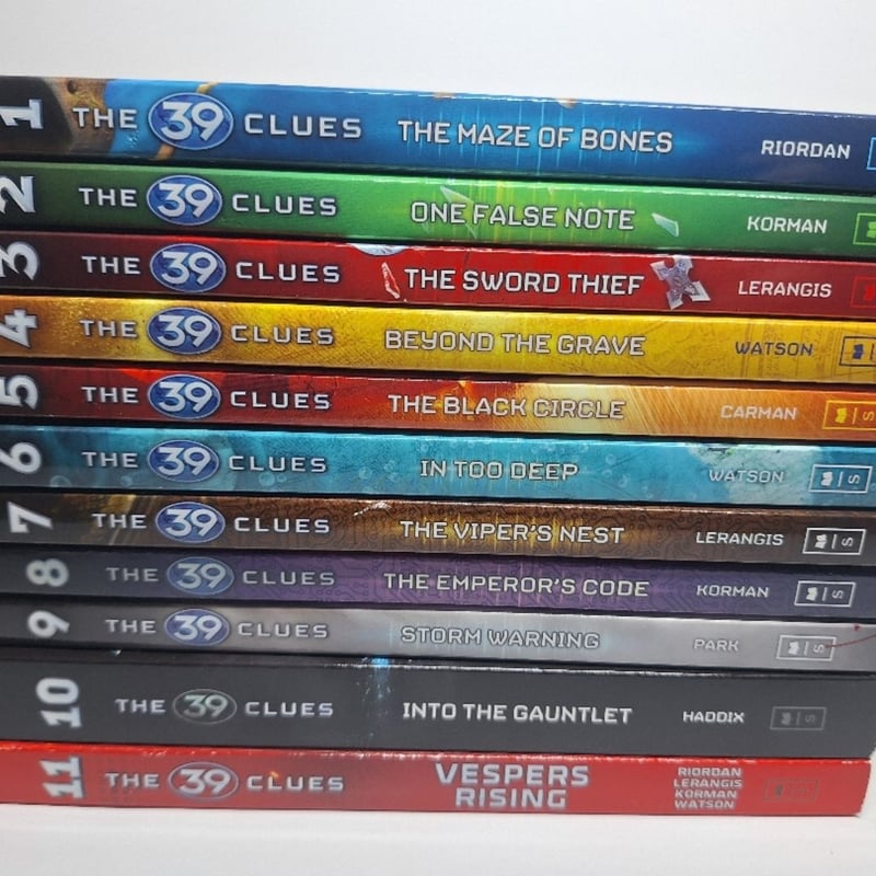 The 39 Clues Books 1-11 Bundle by Various (Illustrator), Paperback ...