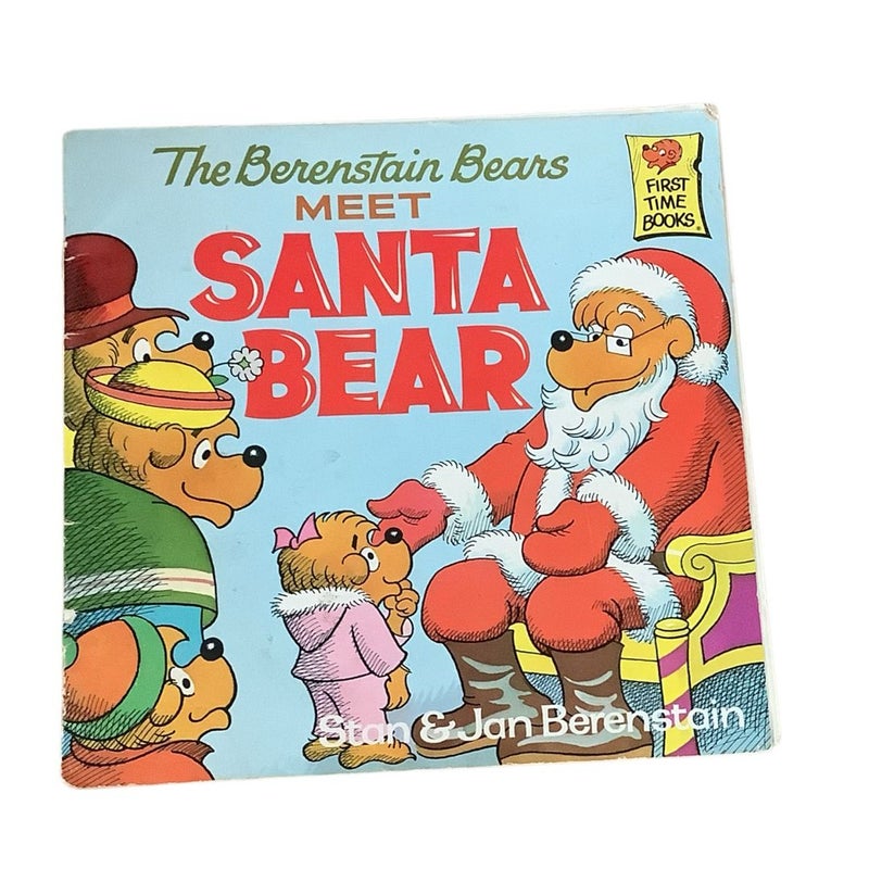 The Berenstain Bears Meet Santa Bear (Deluxe Edition) by Stan ...