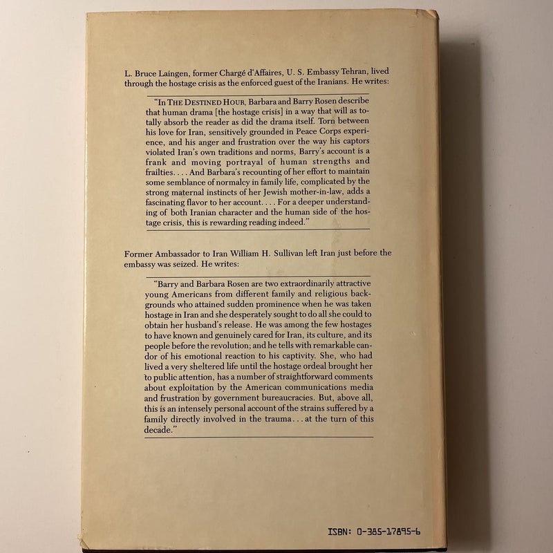 The Destined Hour by Barbara Rosen, Hardcover | Pangobooks