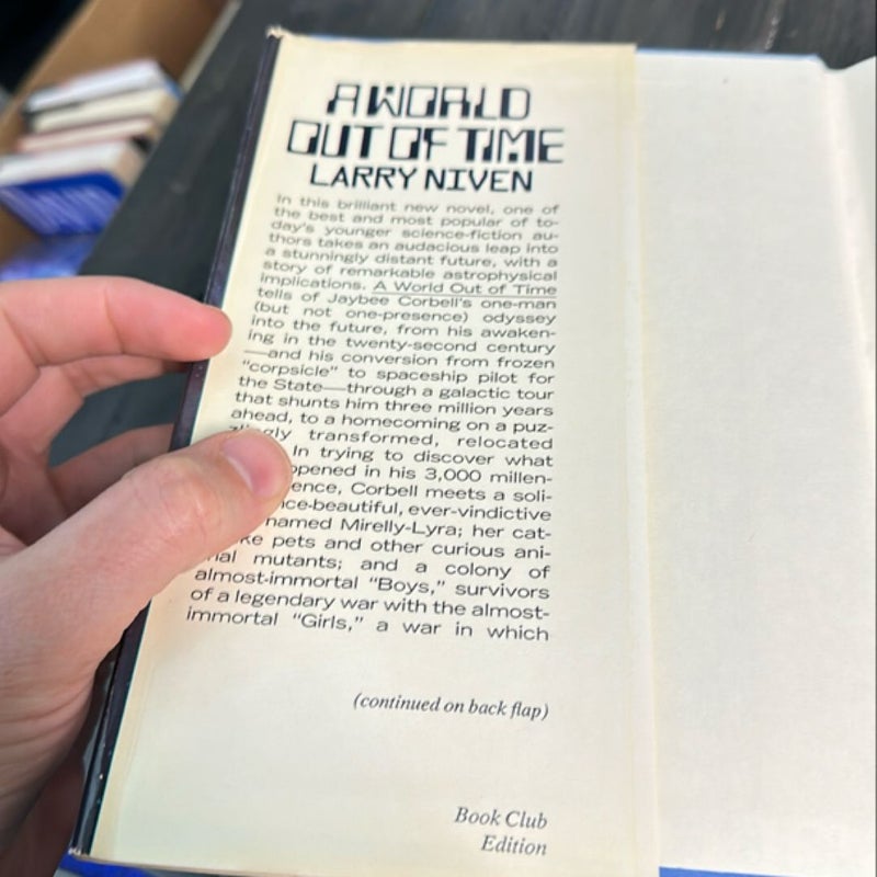 A World Out of Time (1st edition 1976) by Larry Niven, Hardcover ...