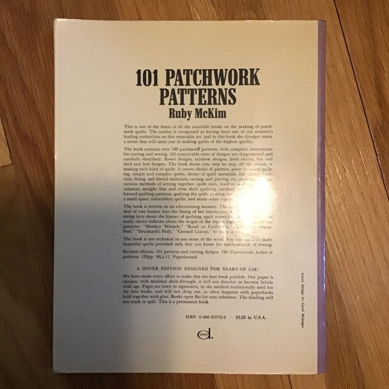 101 Patchwork Patterns by Ruby McKim