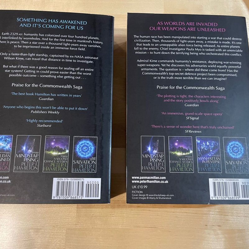 Pandoras Star & Judas Unchained by Peter F. Hamilton, Paperback ...