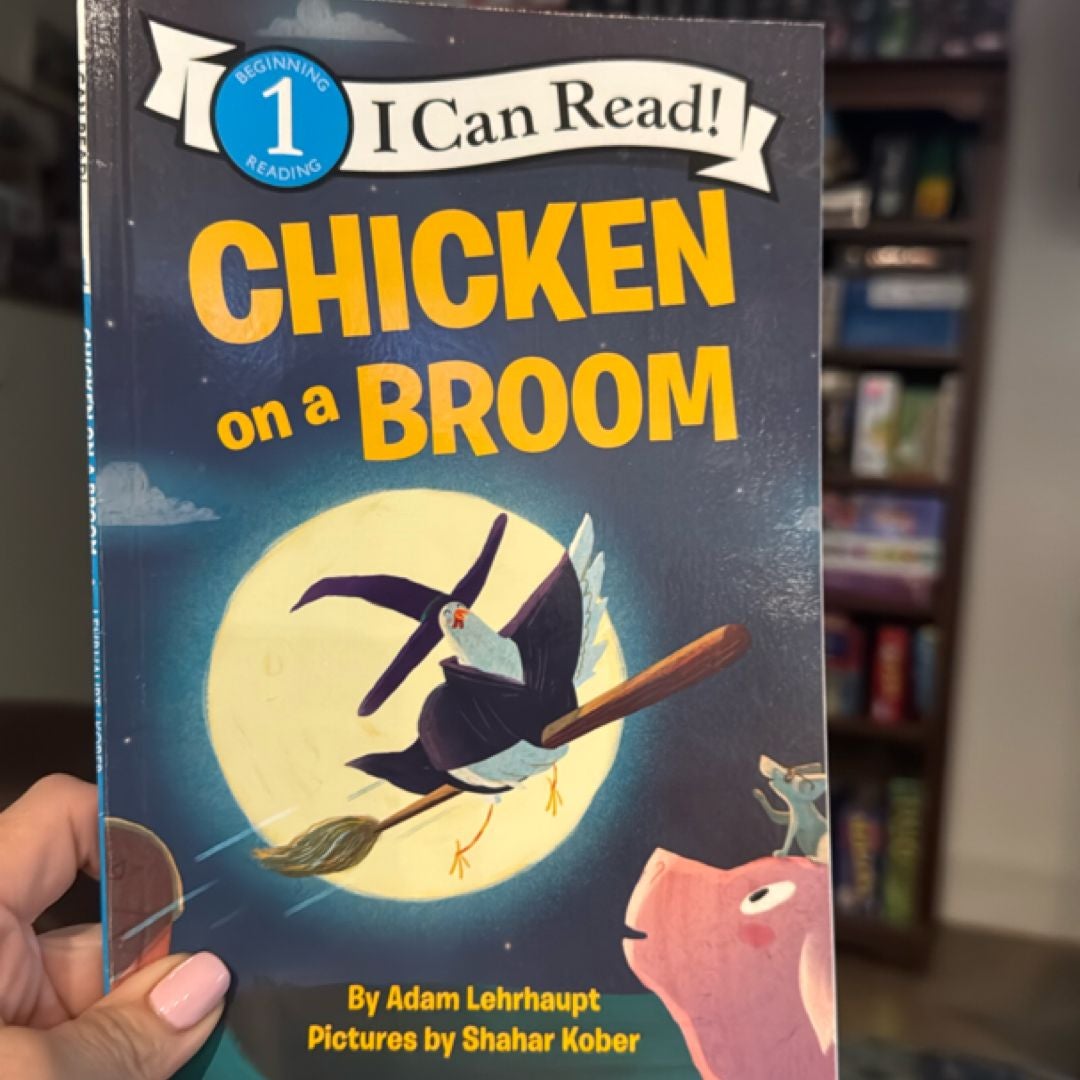 Chicken on a Broom by Adam Lehrhaupt