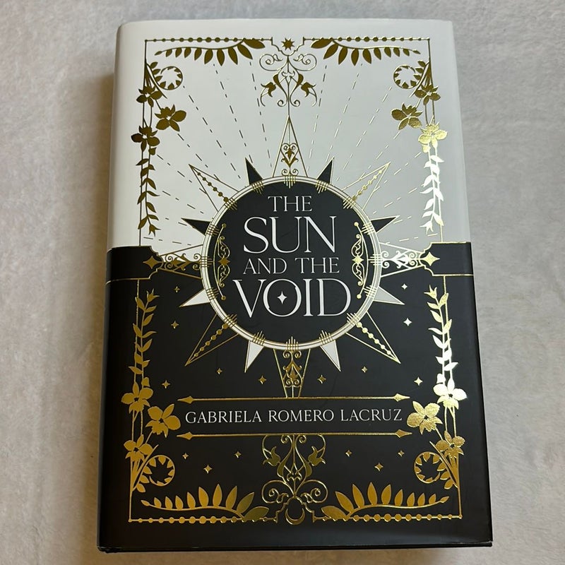 The Sun and the Void (Illumicrate Signed) by Gabriela Romero Lacruz, Hardcover | Pangobooks