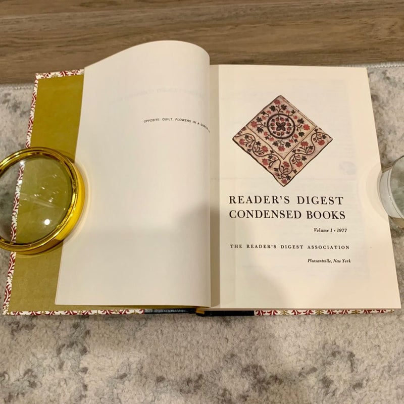 Reader's Digest Condensed Books Volume 1, 1977 by Dorothy Gilman ...