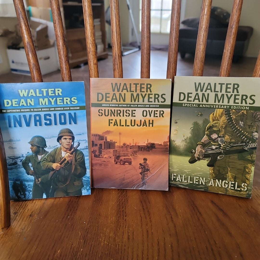 BUNDLE 1) Invasion 2) Fallen Angels 3) Sunrise Over Fallujah [By Walter ...