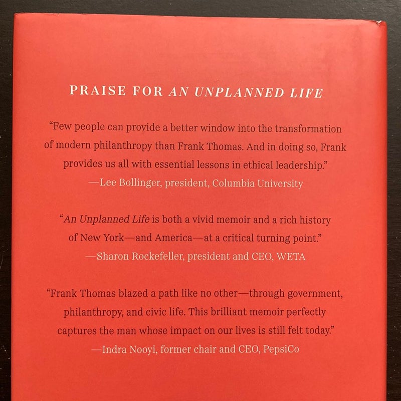 An Unplanned Life by Franklin A. Thomas