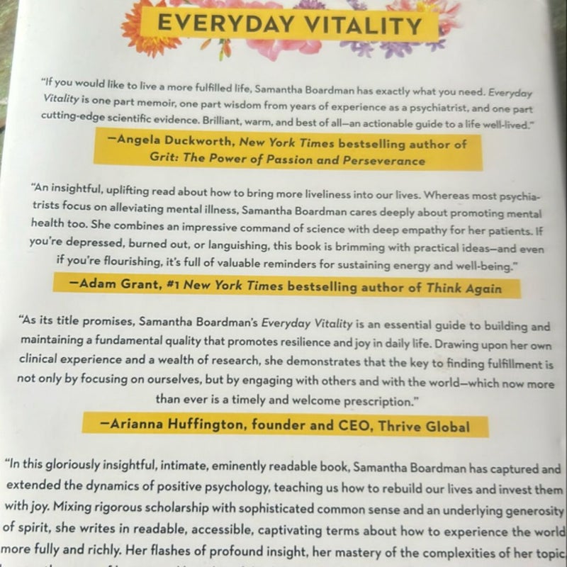 Everyday Vitality by Samantha Boardman, Hardcover | Pangobooks