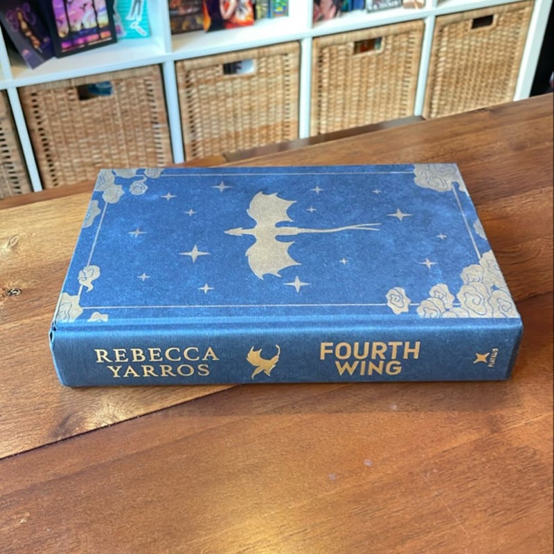 Kathy’s Hand Sprayed Fourth Wing by Rebecca Yarros, Hardcover | Pangobooks
