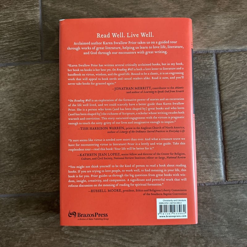 On Reading Well by Karen Swallow Prior, Hardcover | Pangobooks