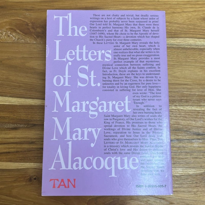 The Letters of St. Margaret Mary Alacoque by Clarence A. Herbst, St ...