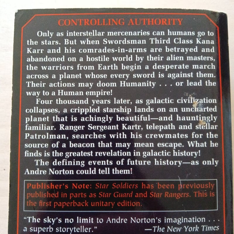 Star Soldiers by Andre Norton