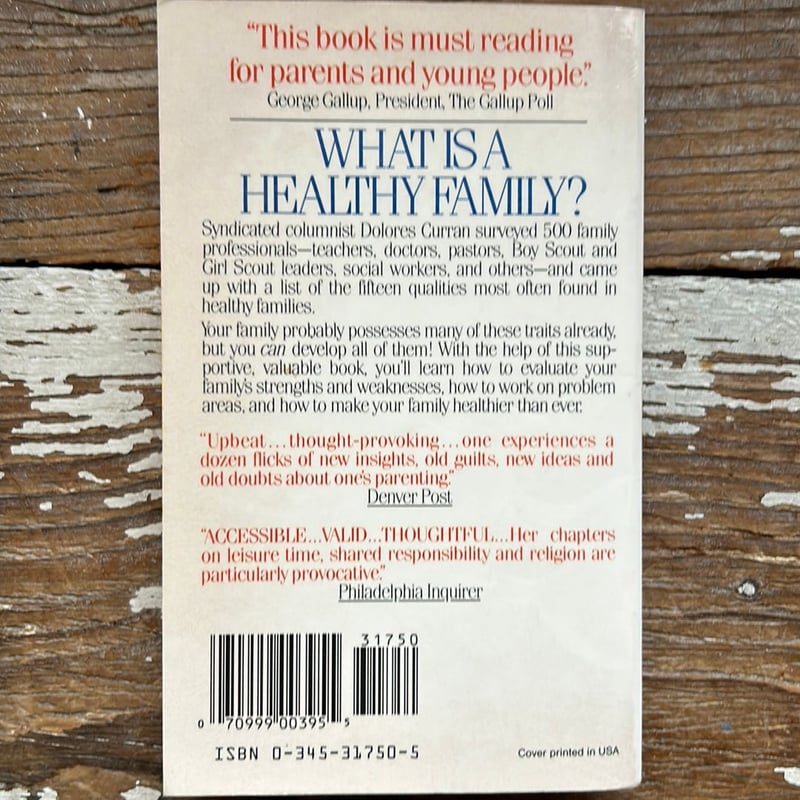 Traits of a Healthy Family by Dolores Curran, Paperback | Pangobooks